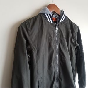 Distortion | Jackets & Coats | Distortion Hooded Jacket Green Size M ...